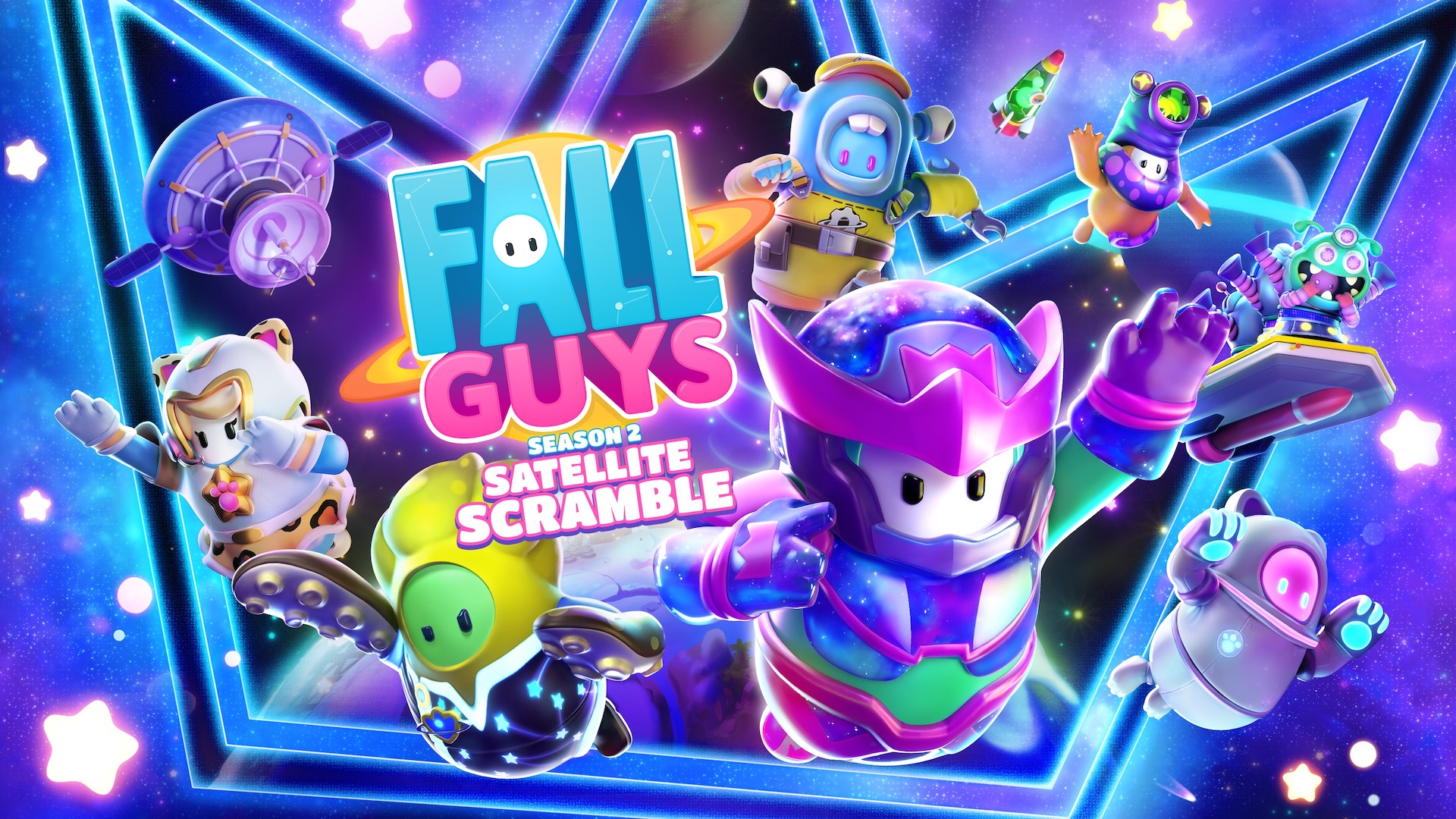 今度の舞台は宇宙！ 「Fall Guys シーズン2：衛星スクランブル」が9月15日より開始 - GAME Watch