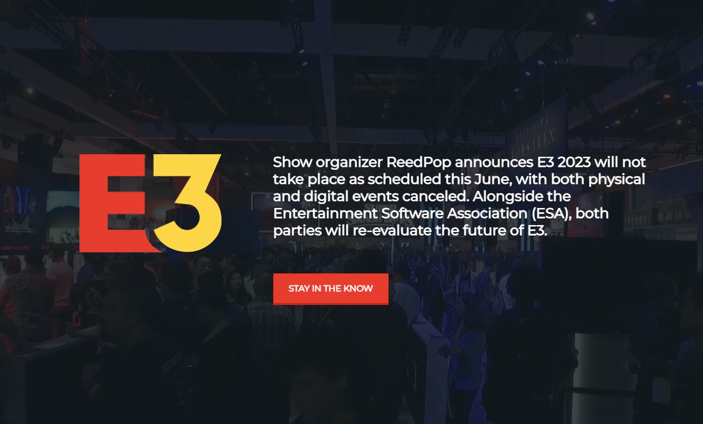 E3 2023、オンライン、オフラインともに中止に - GAME Watch