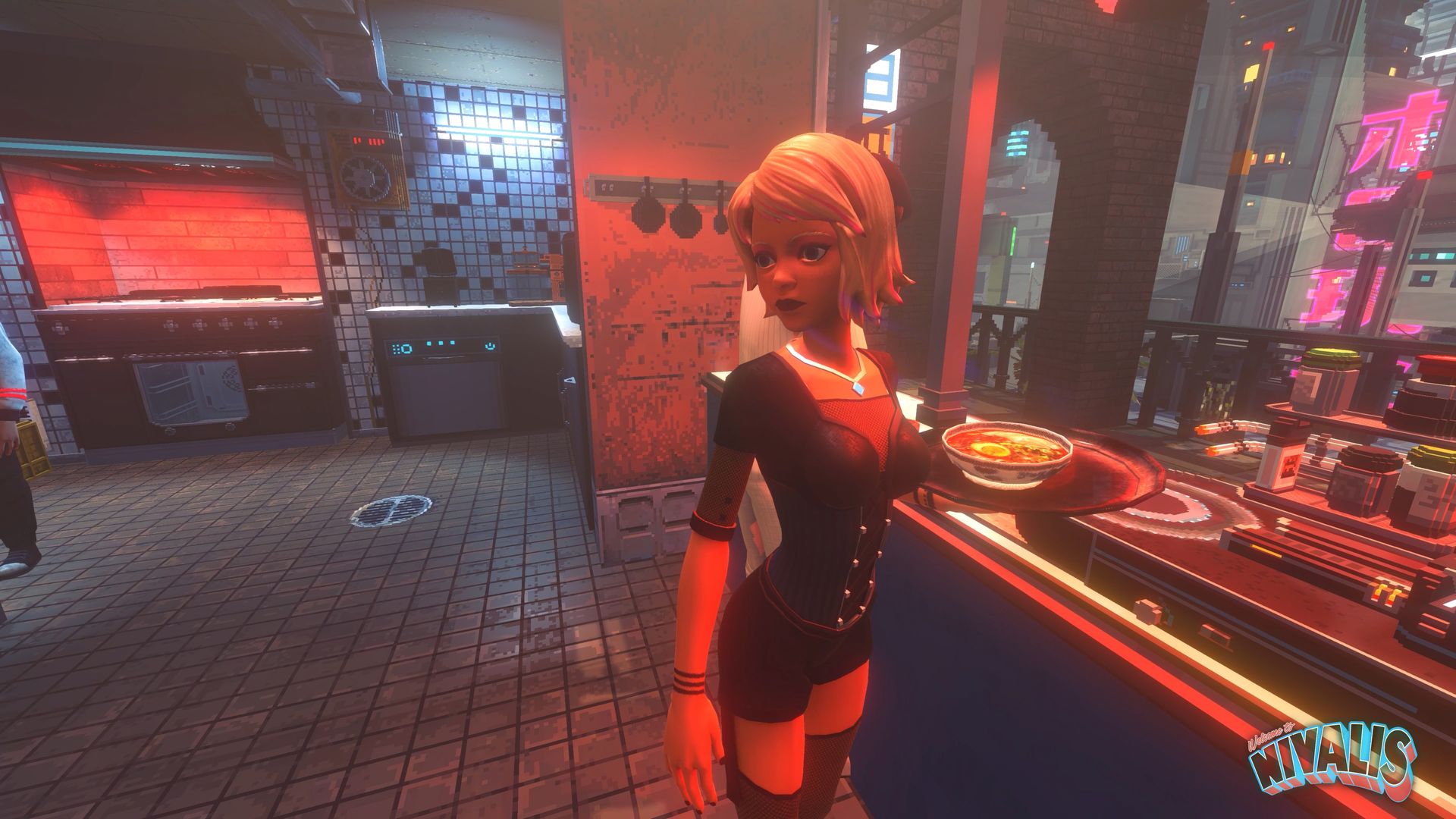 サイバーパンクライフシム「Nivalis」最新ゲームプレイ映像公開 - GAME Watch