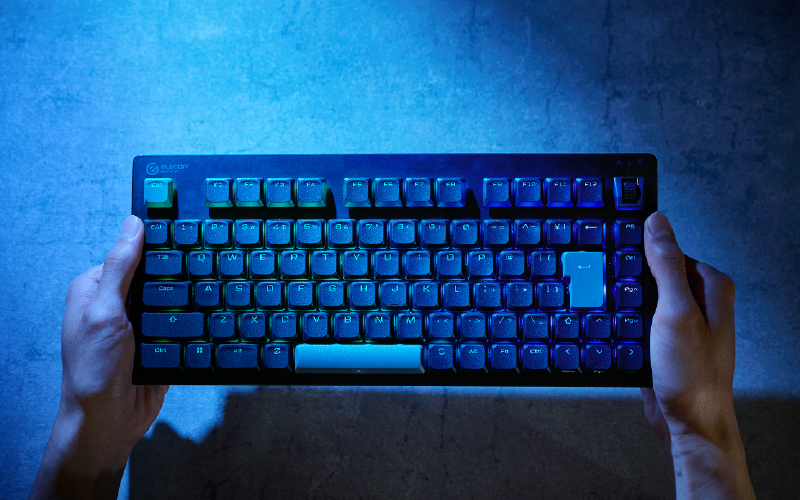 エレコム、75%サイズのロープロファイルゲーミングキーボード「VK520LL」2月下旬発売！ - GAME Watch