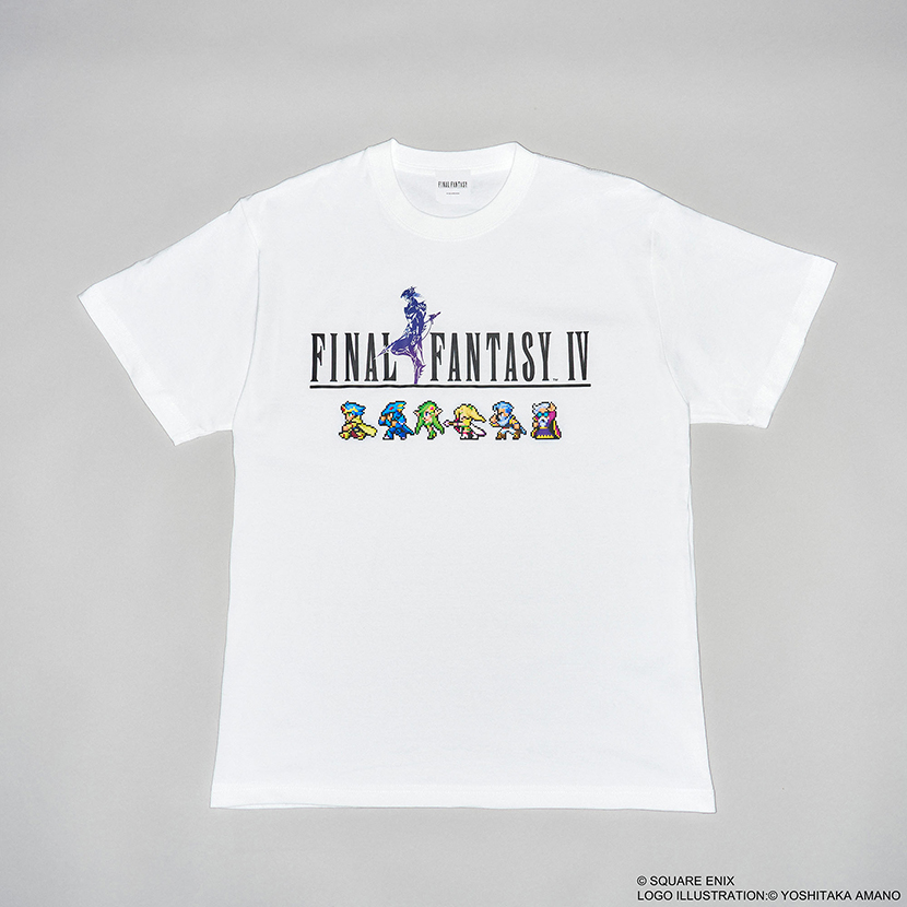 「FF4」「FF5」「FF6」のタイトルロゴ＆キャラクタープリントTシャツが10月11日発売 - GAME Watch