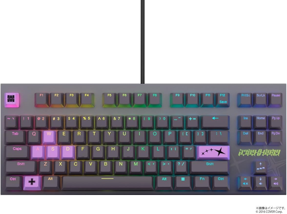 【Amazonセール】「ホロライブ」ラプラス・ダークネスさんとのコラボゲーミングキーボード「Realforce × hololive GX1 ...
